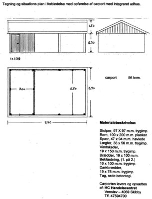 Carport - Vindkryds eller skråbånd i stedet for... | Lav-det-selv.dk