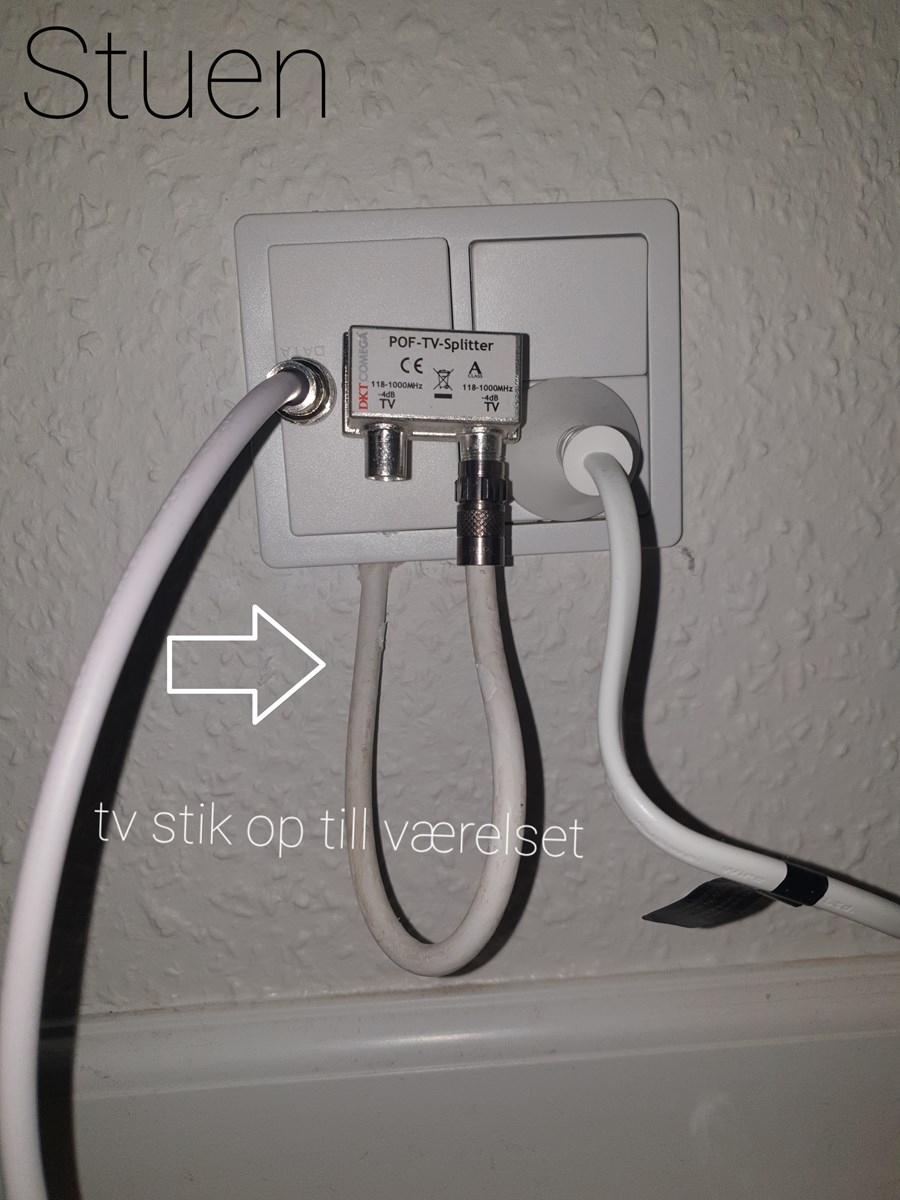 Trække internet kable fra stue til første sal | Lav-det-selv.dk