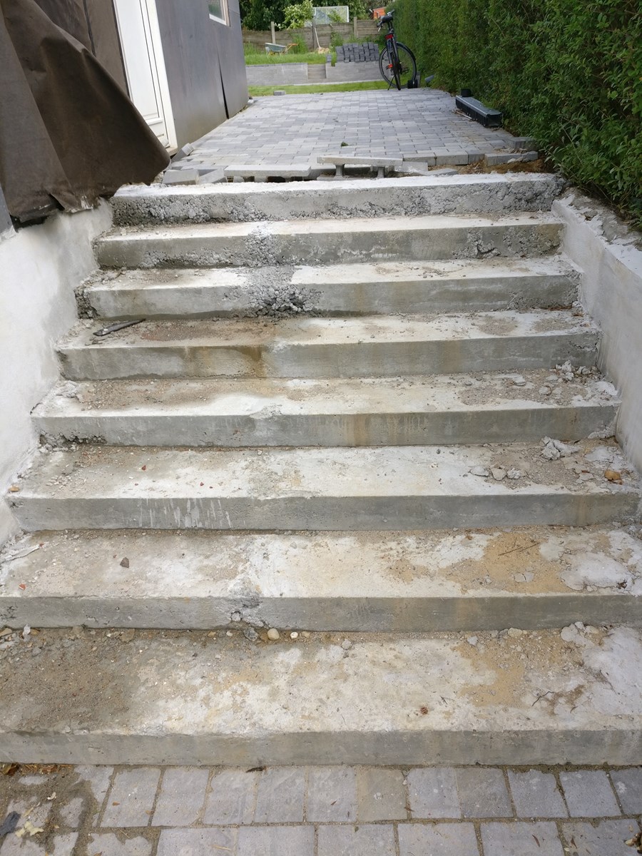Bygge rampe på beton trappe | Lav-det-selv.dk
