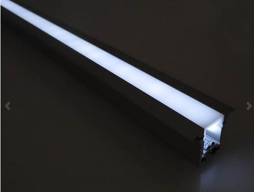 Alu-skinne til LED bånd | Lav-det-selv.dk
